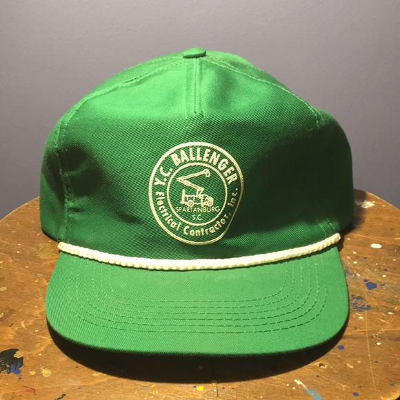 Just USA | Accessories | Nwot Vintage Style Trucker Hat Rope Brim Style ...